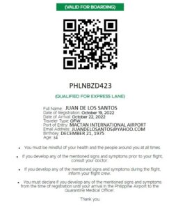 How To Obtain E-Arrival Card Philippines • The Gees Travel