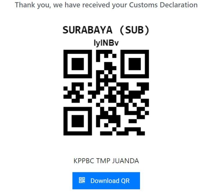 How To Obtain E-Custom Declaration Indonesia • The Gees Travel