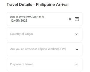 How To Obtain eTravel Pass Declaration Philippines • The Gees Travel